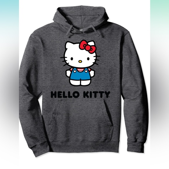 Sanrio | Tops | Hello Kitty Character Front And Back Pullover Hoodie ...